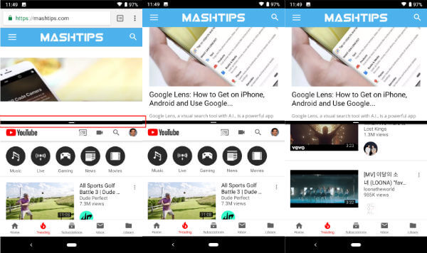 How to Enable Split Screen on Android Pie? - MashTips