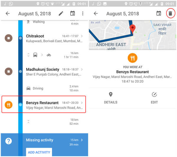 How To Delete Google Map And Waze History MashTips