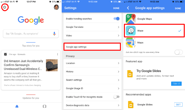 Set Waze Default Map: Change Default Navigation App on Android & iPhone - MashTips
