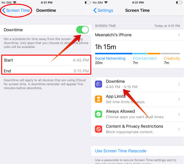 How to Set Downtime on iOS? Take a Break from your iPhone