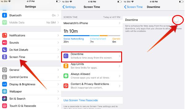 How to Set Downtime on iOS? Take a Break from your iPhone