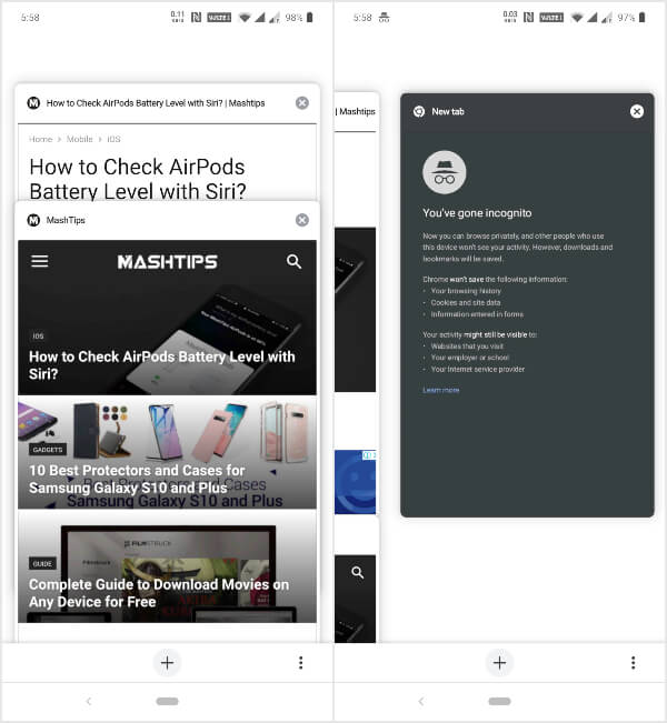 How to Bring Chrome Toolbar to Bottom of Android - MashTips