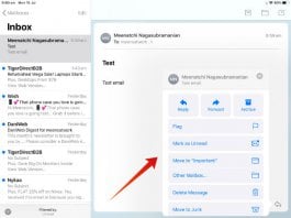 Here is the List of New Features in Mail for iPad OS
