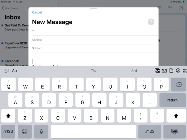 iPad OS: Type Faster using Floating Keyboard on iPad