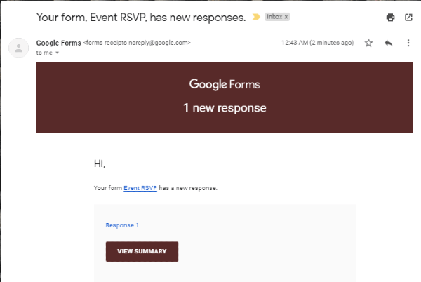 How to Get Google Form Email with Form Content - MashTips