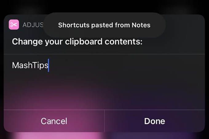 How to Edit Clipboard Content on iPhone | MashTips