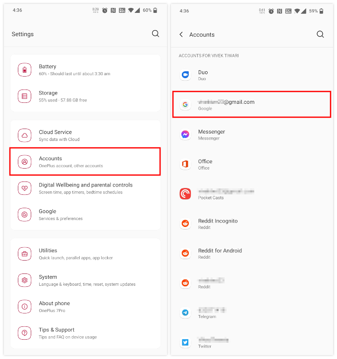 How To Remove Google Account From Android Phones MashTips