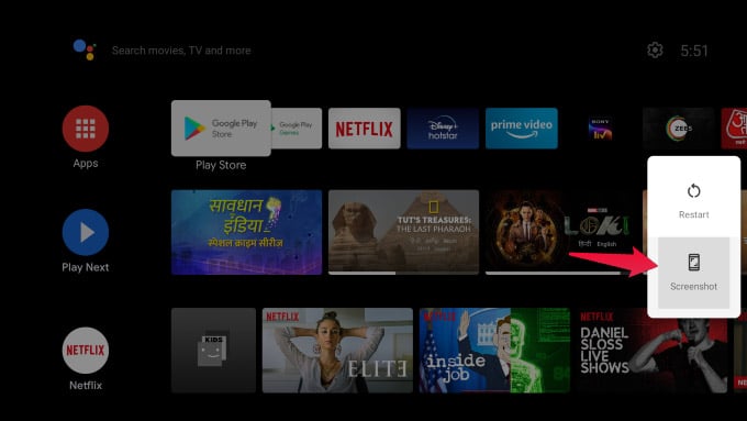 How to Take Screenshot on Android TV - MashTips