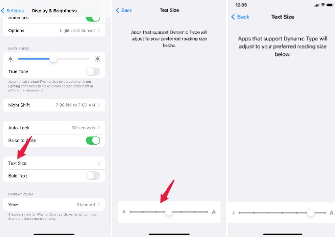 How to Change Font Style and Font Size on iPhone - MashTips