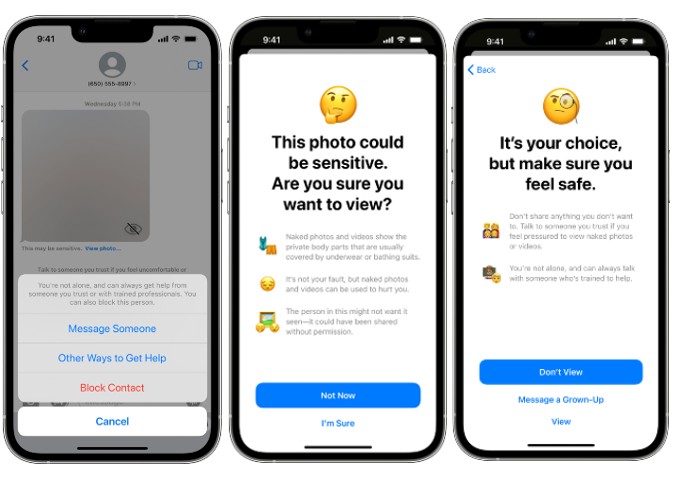 How to Enable Check for Sensitive Photos in Kid's iPhone - MashTips