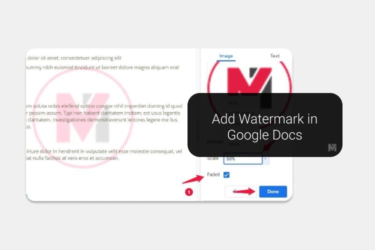 How to Add a Watermark in Google Docs - MashTips