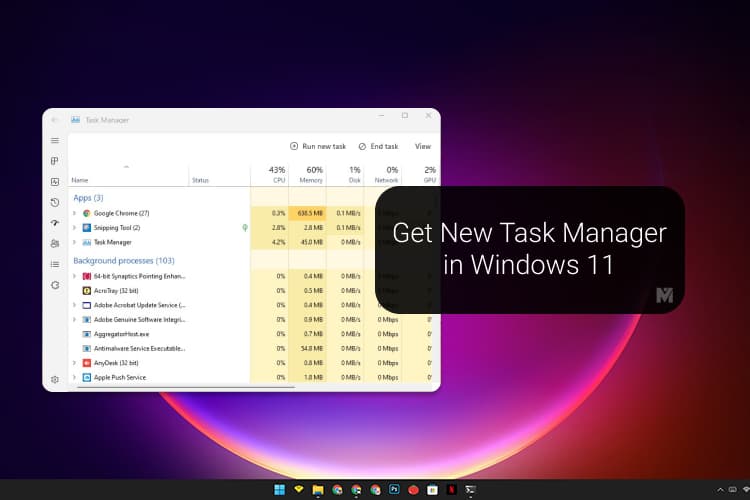 Windows 11 Task Manager Looks Old and Boring? Replace it with this New ...