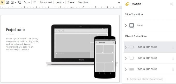 How To Add Animations On Google Slides For Texts Objects And Slides MashTips