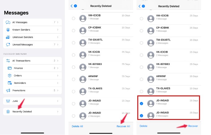 How To Recover Deleted Text Messages On IPhone MashTips