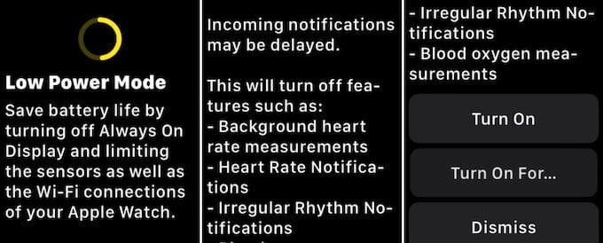 How to Turn On Low Power Mode on Apple Watch - MashTips