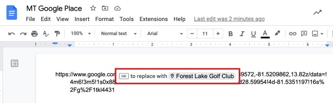 How To Insert The Location Google Map On Google Docs Easily MashTips
