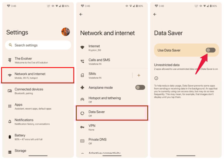 How to Turn on Data Saver Mode on Android - MashTips