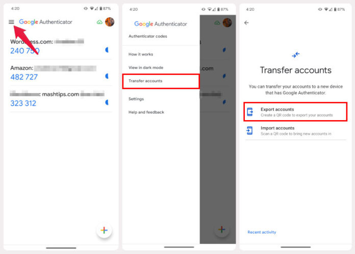 How to Transfer Google Authenticator to New Phone With or Without ...