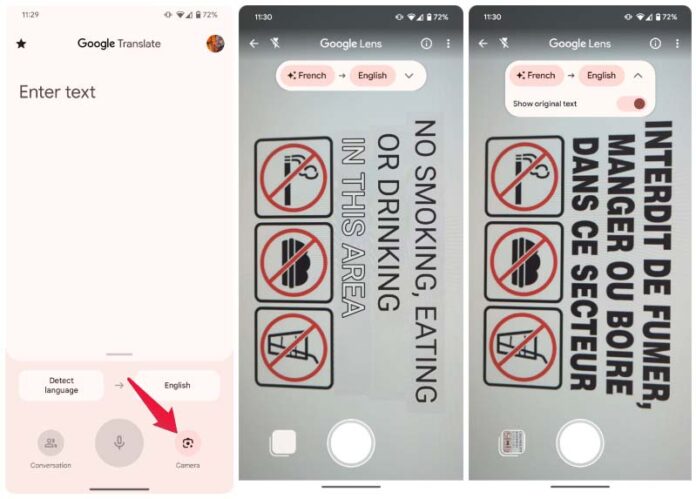 How to Translate Sign Boards in Realtime Using Google Lens - MashTips